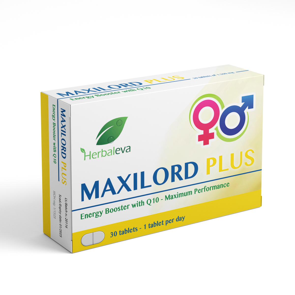 Maxilord Plus - Energy Booster 90 Capsules | Allofbeauty